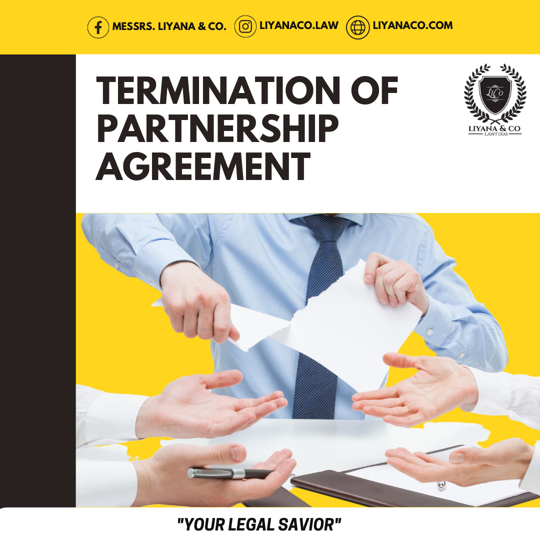 Termination of Partnership Contract - Liyana & Co